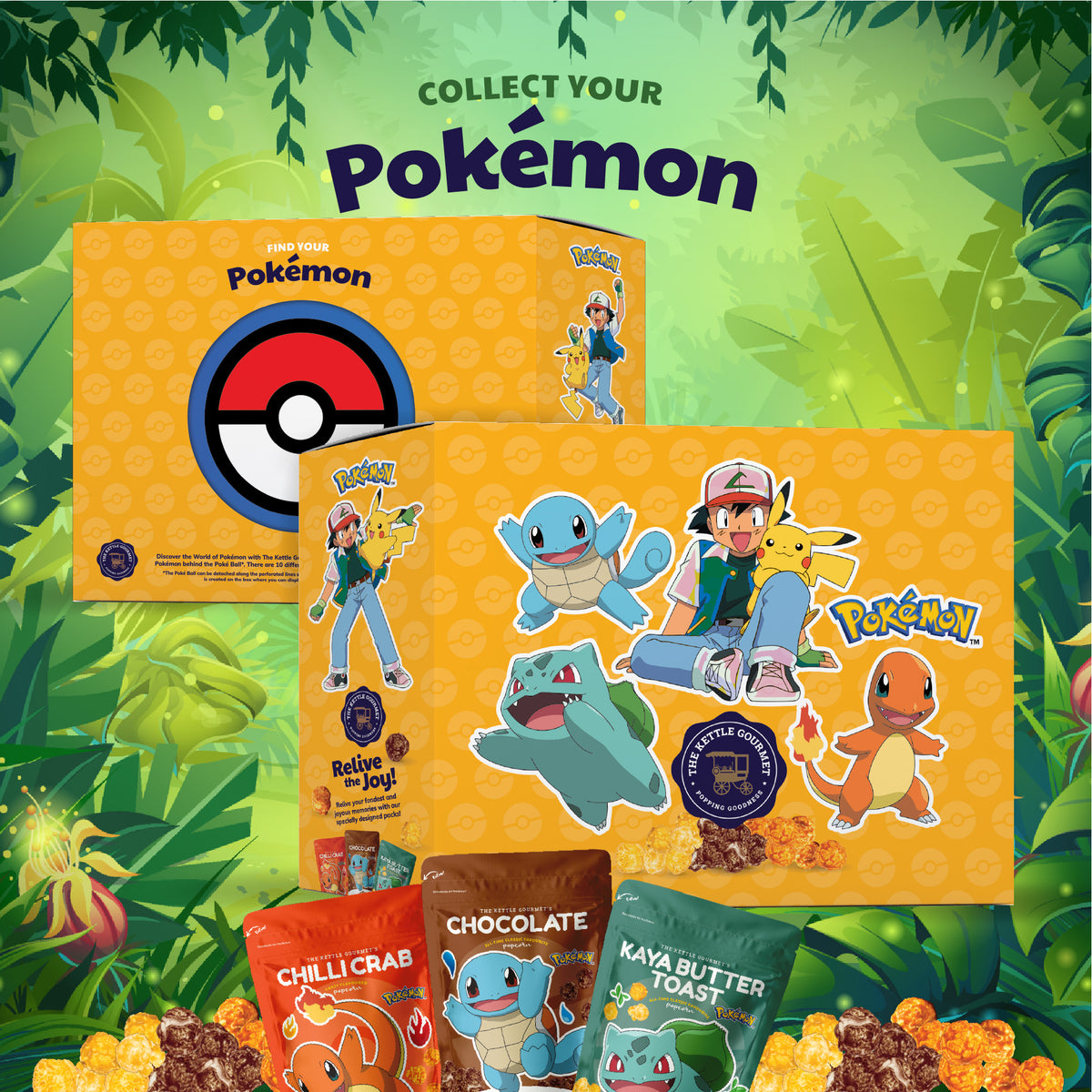 Catch all of The Kettle Gourmet’s Pokémon Popcorn now!