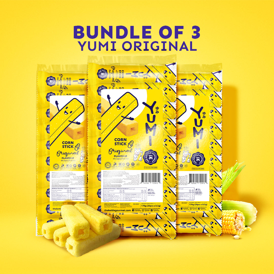 YUMI Cheese Corn Sticks Bundle (6 x 20 sticks) | Japanese Corn Snack ...