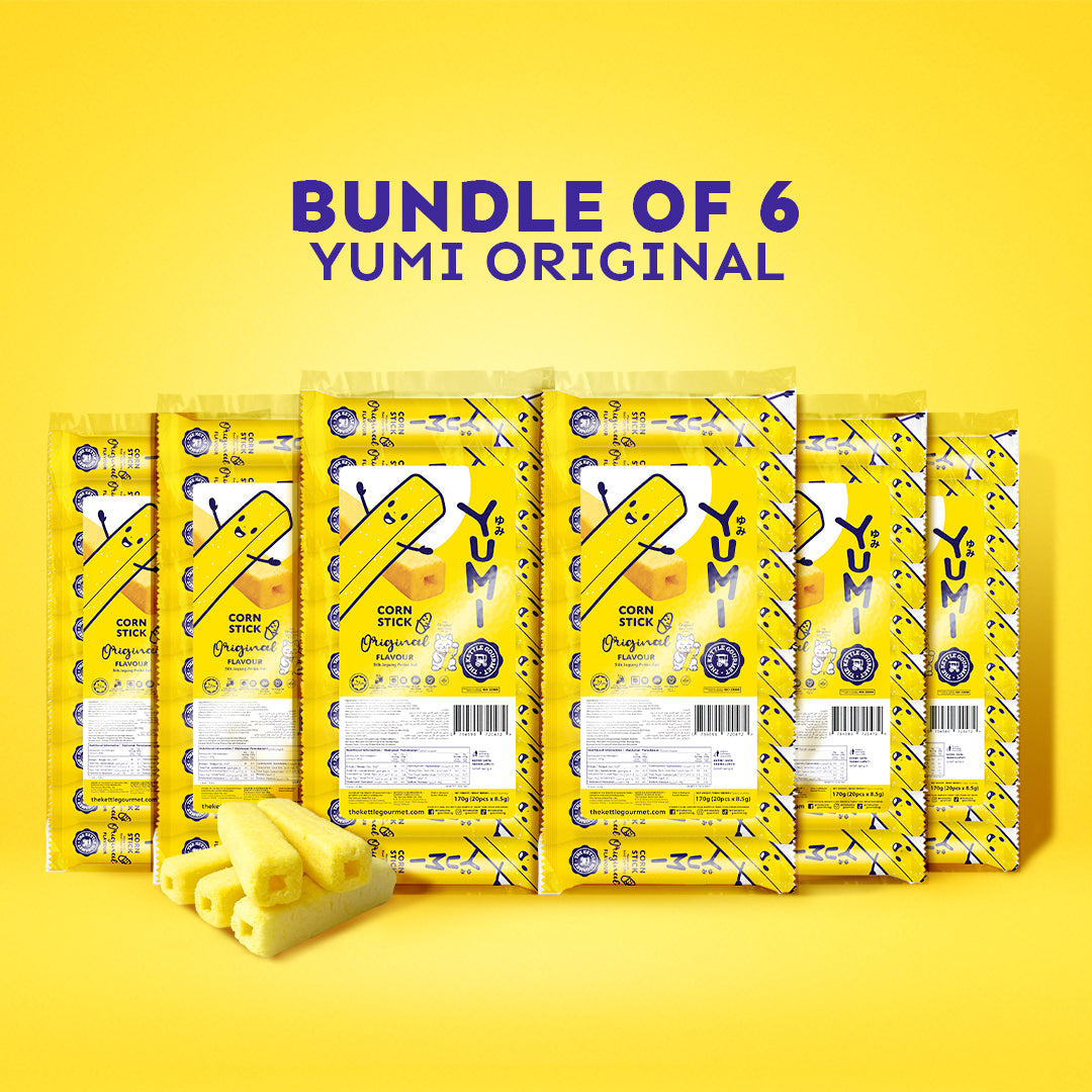 YUMI Cheese Corn Sticks Bundle (6 x 20 sticks) | Japanese Corn Snack ...
